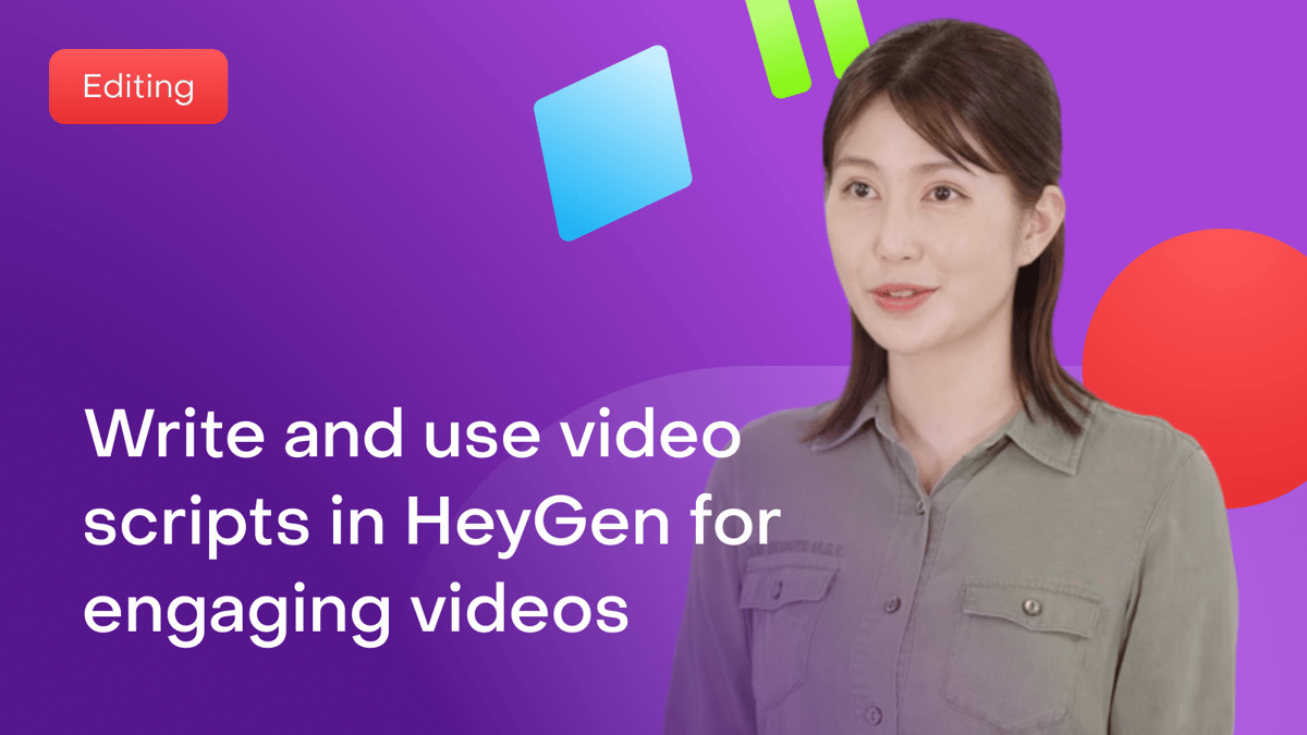 How to write and use video scripts in HeyGen for engaging videos ... How to write and use video scripts in HeyGen for engaging videos ...